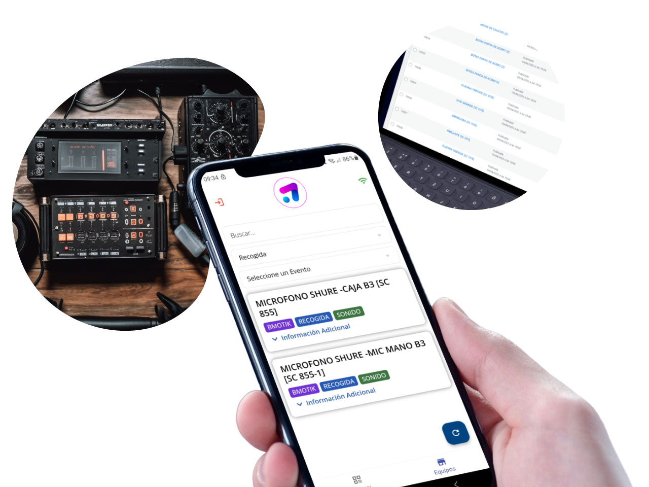 Control de Inventario y Equipos • Bmotik